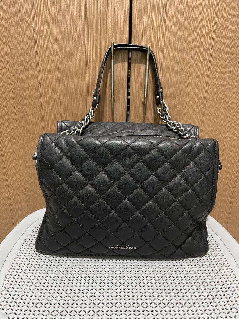 MK Quilted Tote Bag, Luxury, Bags & Wallets on Carousell