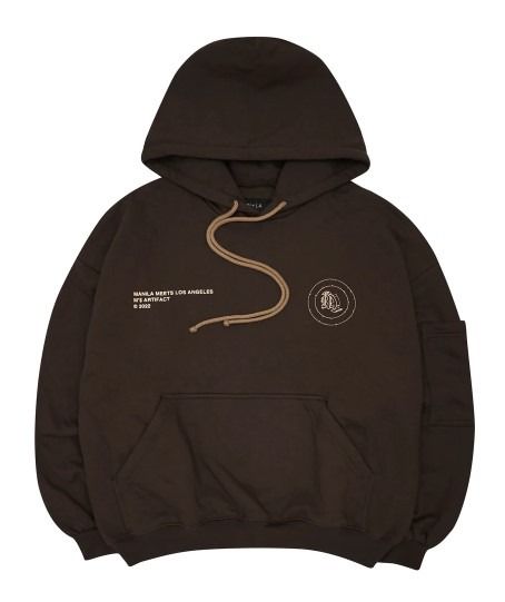 MN+LA "M'$ ARTIFACT" Oversized Hoodie in Wood, Men's Fashion, Coats ...