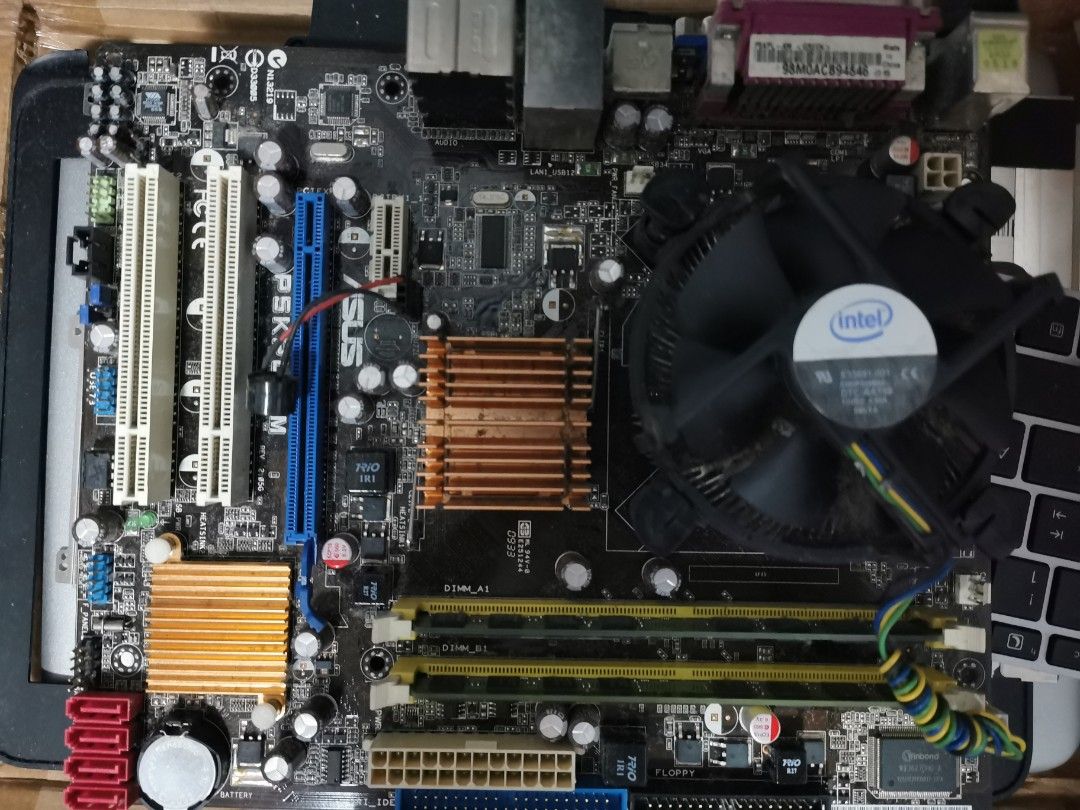 CPU Motherboard with processor cpu and ram memory, Computers & Tech ...