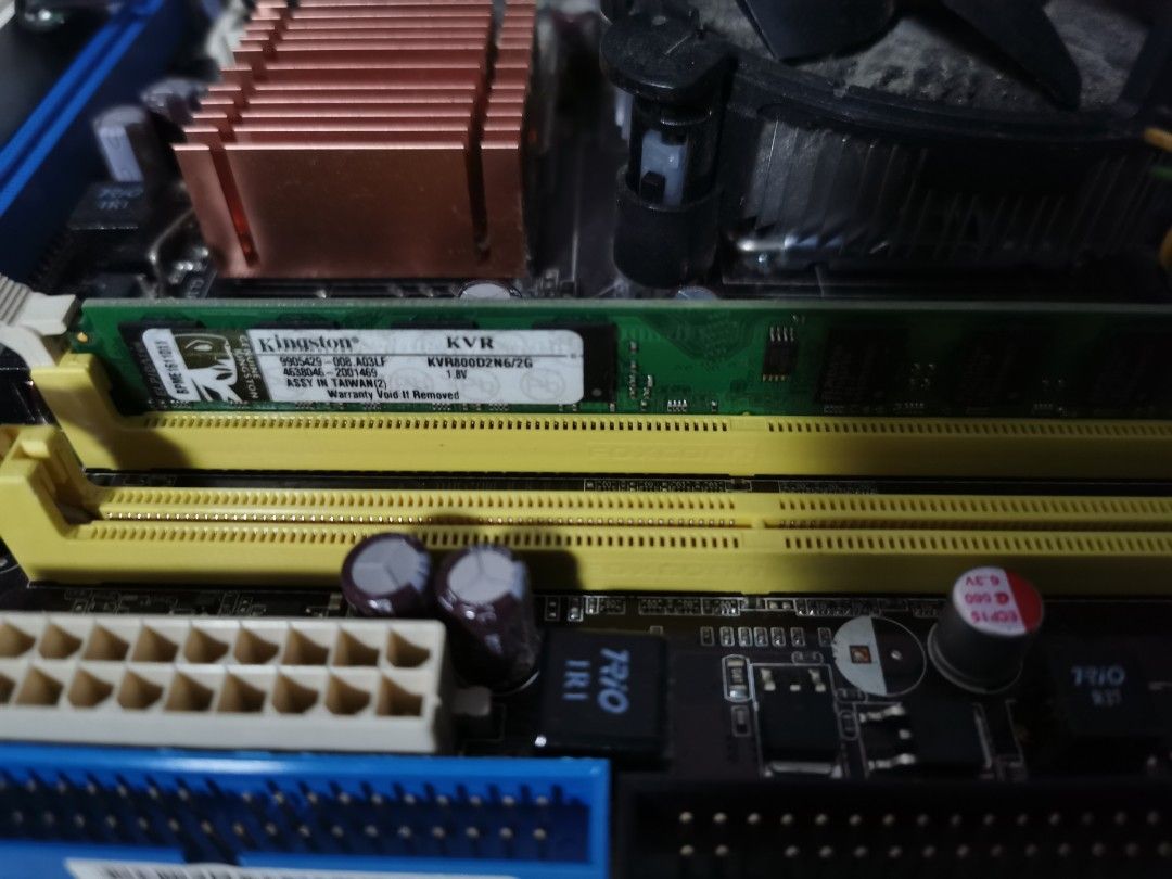 CPU Motherboard with processor cpu and ram memory, Computers & Tech ...