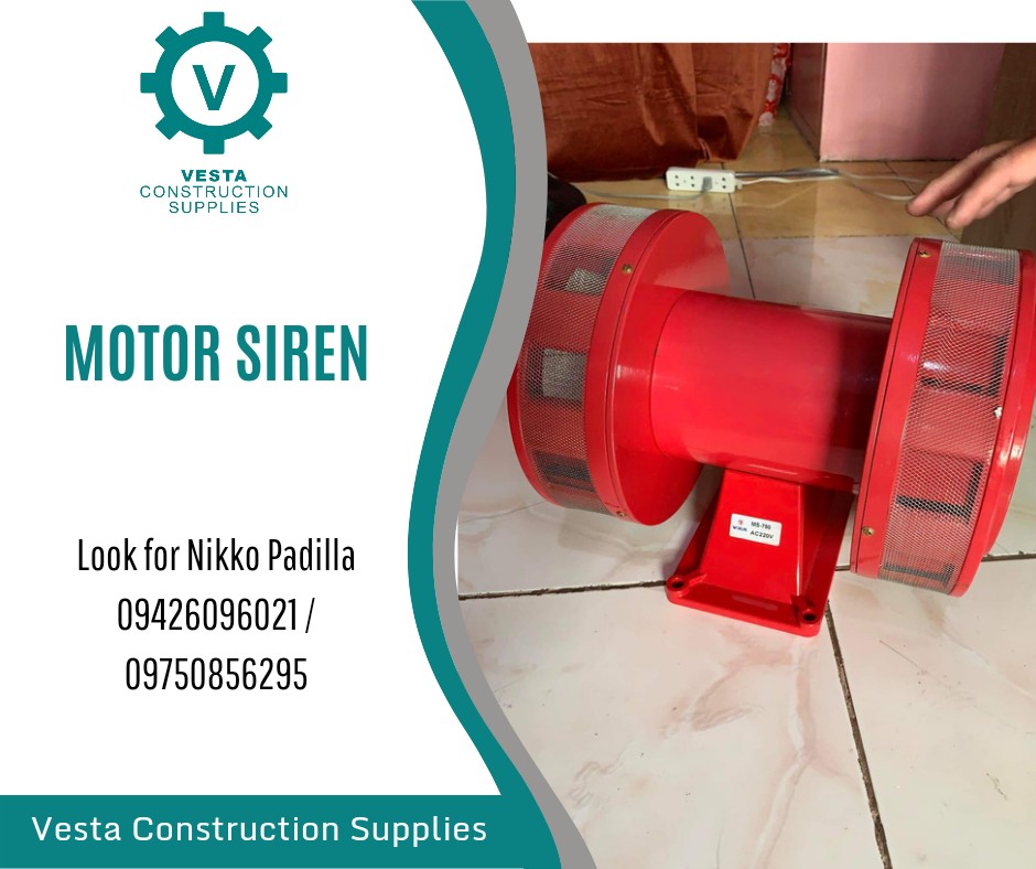 Motor Siren, Commercial & Industrial, Construction Tools & Equipment on Carousell