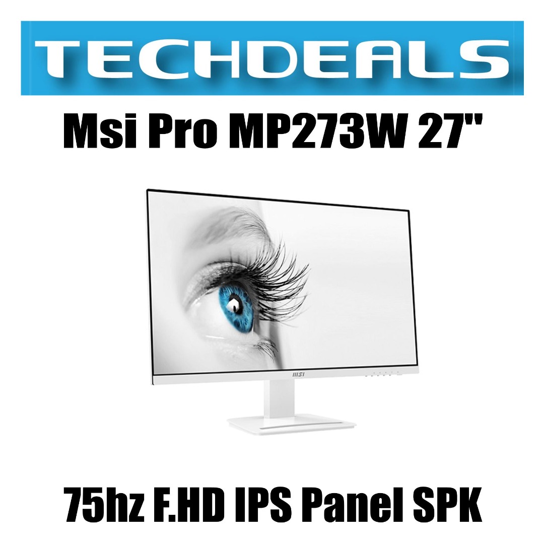 Msi Pro MP273W 27" 75hz F.HD IPS Panel SPK, Computers & Tech, Parts ...