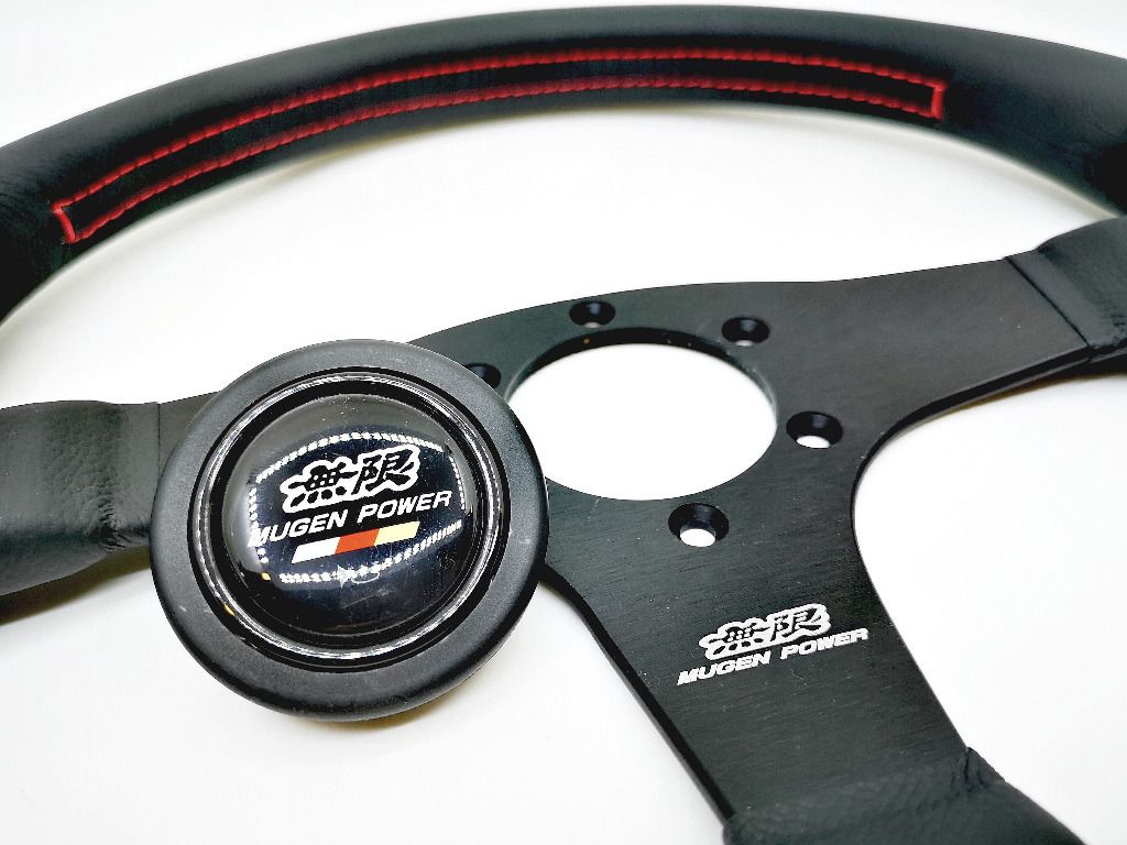 MUGEN Steering Wheel Racing III 53100-XG8-K1S0-B3, Car Accessories ...