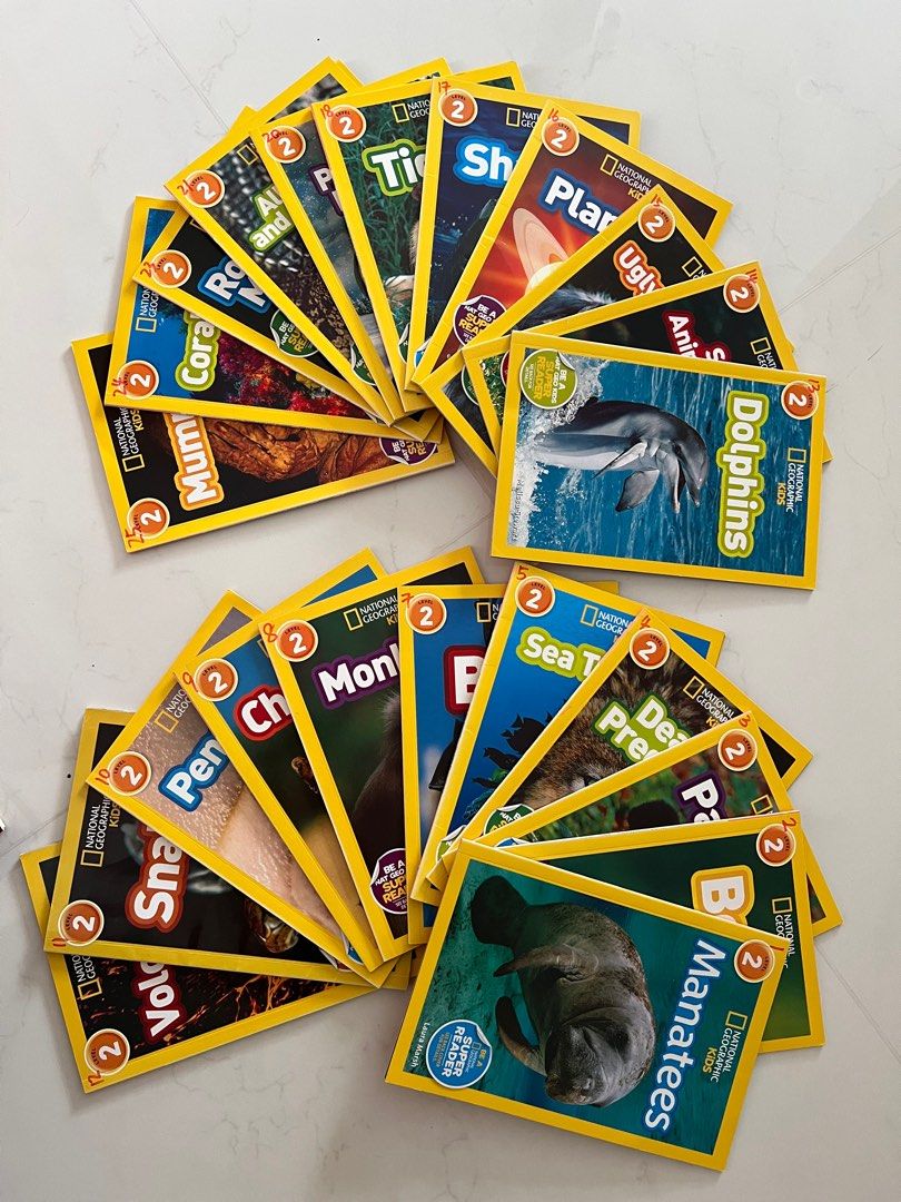 National Geographic Kids Level 2 full set 25 books, Hobbies & Toys ...