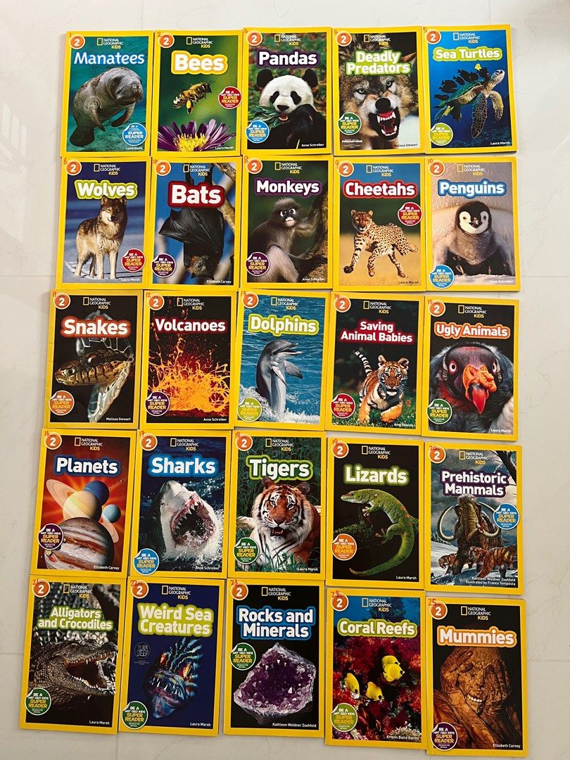 National Geographic Kids Level 2 full set 25 books, Hobbies & Toys ...