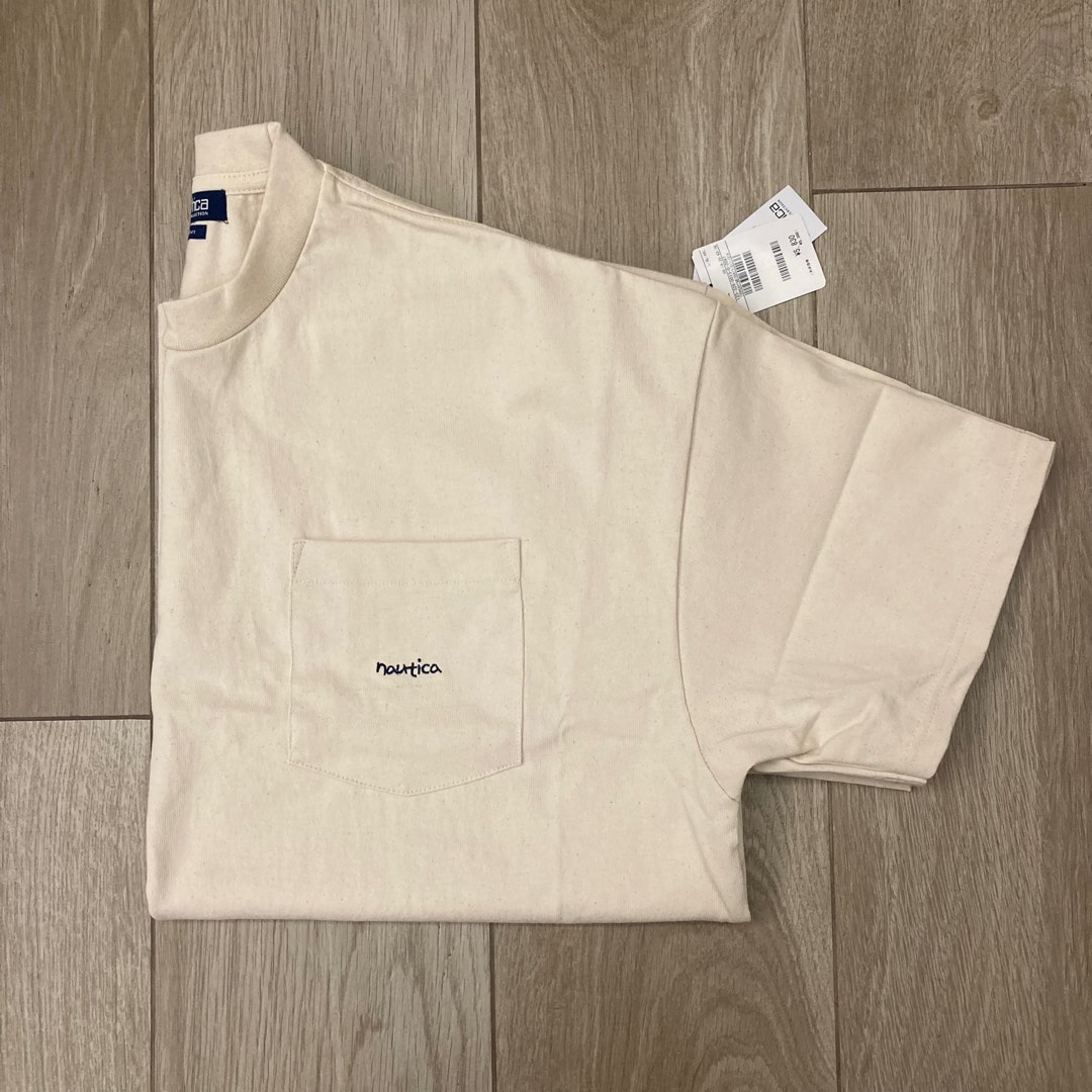 NAUTICA TOO HEAVY POCKET TEE NATURAL CITYBOY CITY BOY XL, 男裝, 上身及套裝, T ...