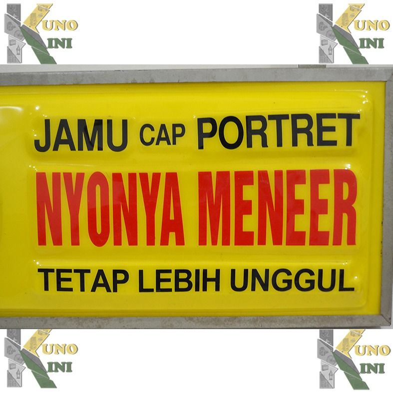 NEON BOX JAMU CAP PORTRET NYONYA MENEER TETAP LEBIH UNGGUL (SIZE CUKUP ...
