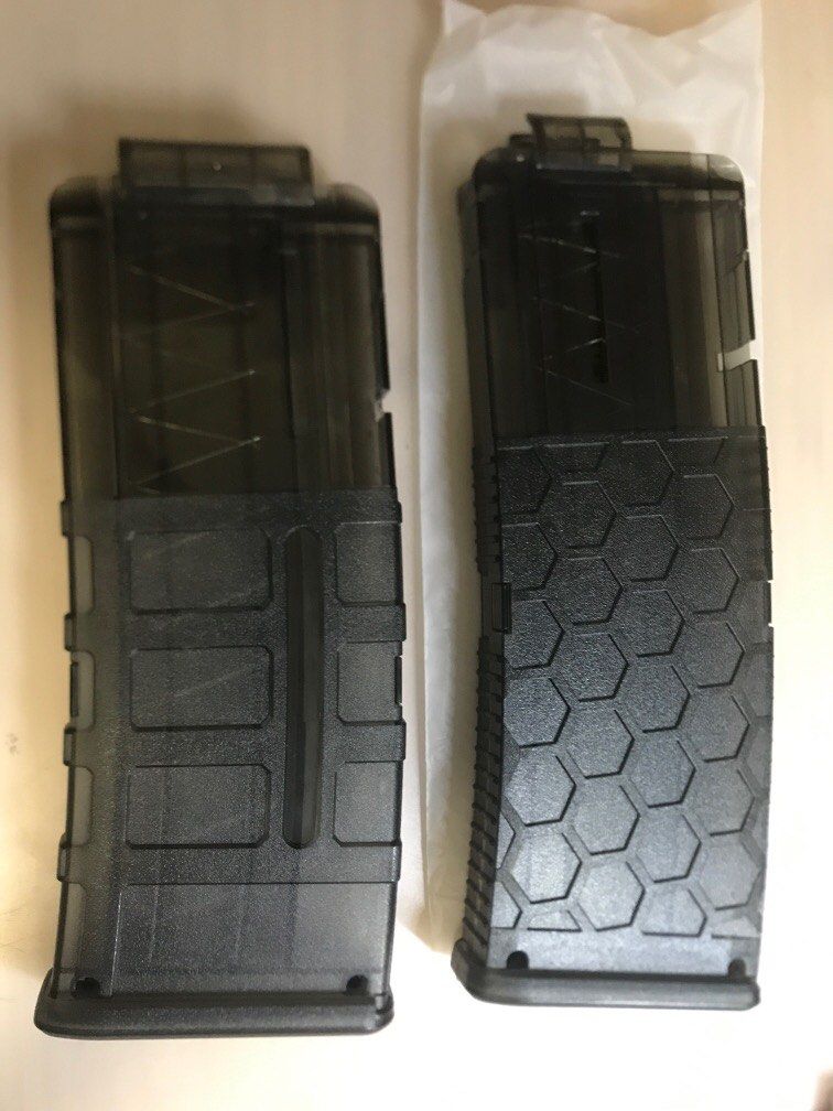 Nerf Worker 12 & 15 Rounds Hex Magazine Mag Black, Hobbies & Toys, Toys ...