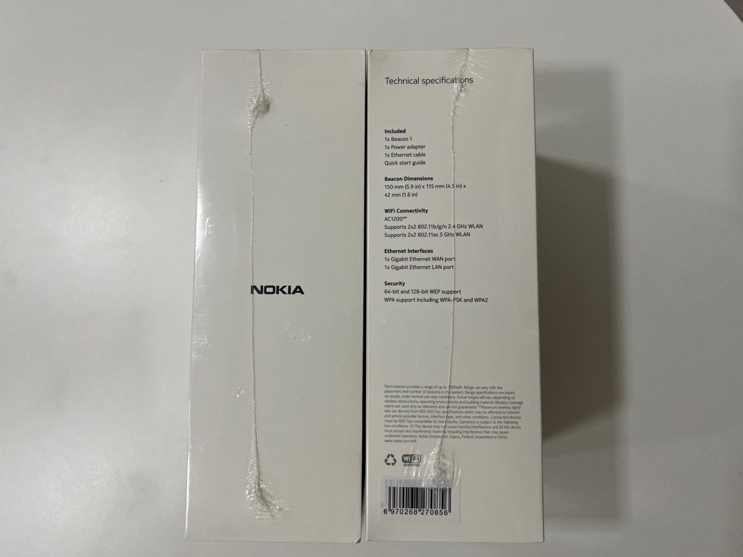Nokia WiFi Beacon 1 WiFi Mesh Router System AC1200 Nokia (2 units ...