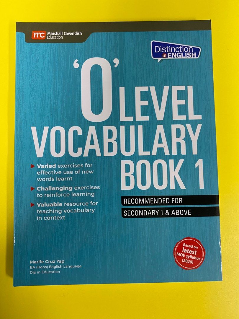 O Level Vocabulary Book 1, Hobbies & Toys, Books & Magazines ...