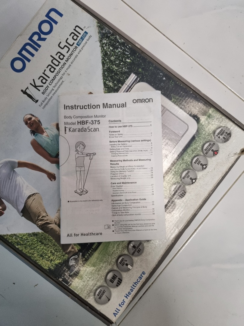 OMRON KARADA SCAN, Health & Nutrition, Health Monitors & Weighing ...