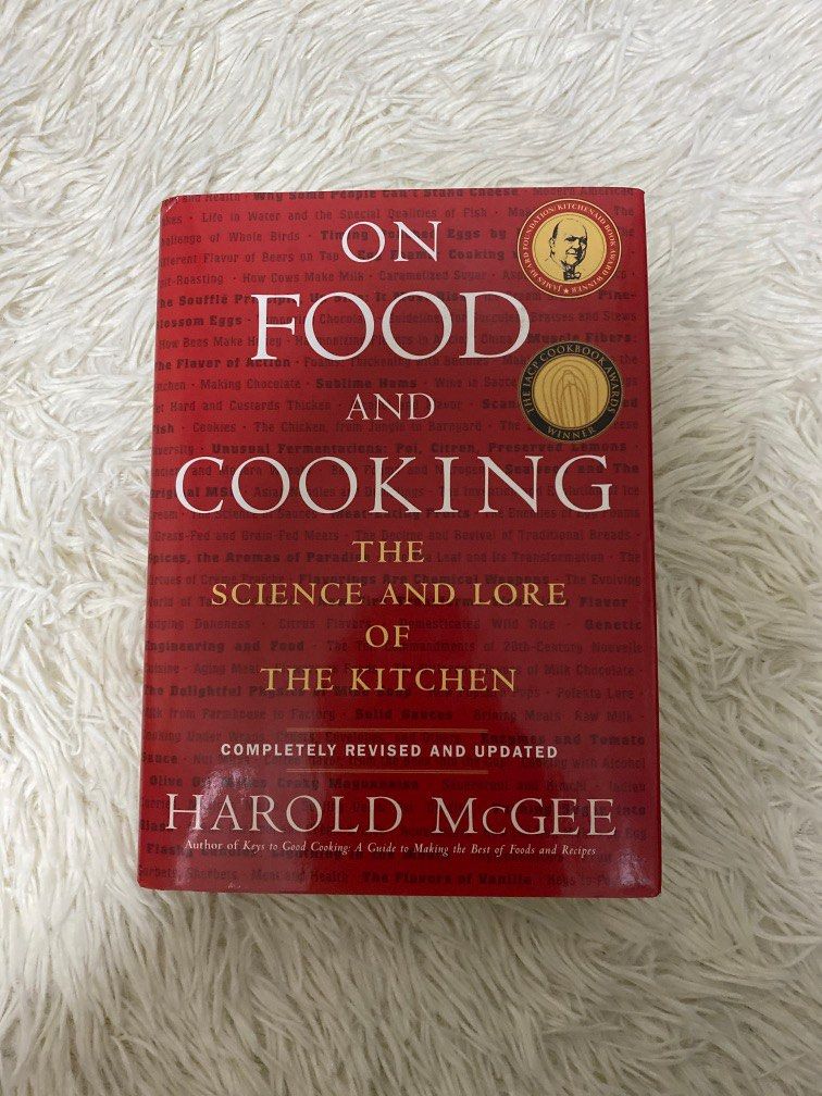 On Food and Cooking the Science and Lore of the Kitchen by Harold McGee ...