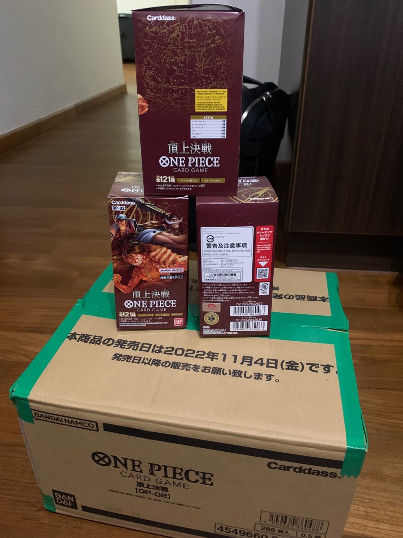 One Piece-OP2 Paramount War boxes *First wave*, Hobbies & Toys, Toys ...