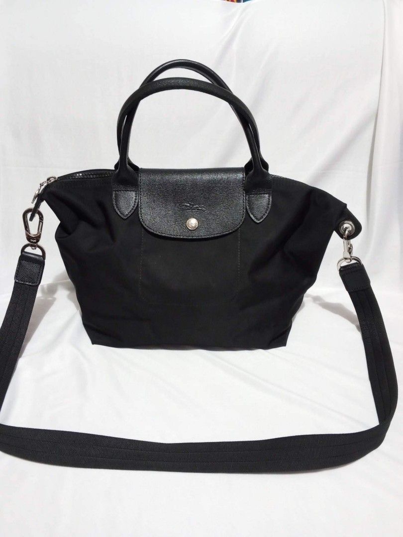 Original Longchamp Black bag, Luxury, Bags & Wallets on Carousell