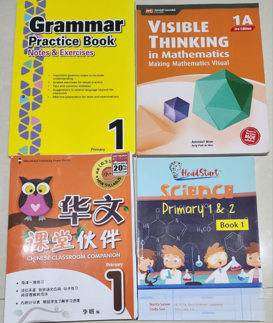 P1-P2 Grammar/ Maths/ Chinese/ Science, Hobbies & Toys, Books ...