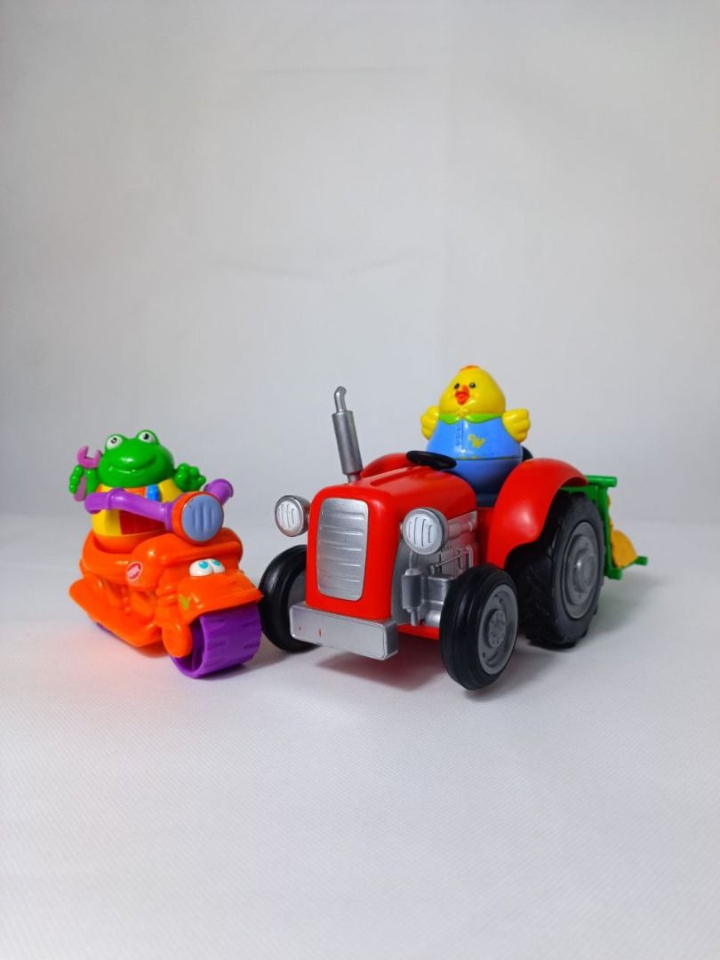 Playskool - Weebledown Farm Weebles Wobbily Tractor and Bikes, Hobbies ...