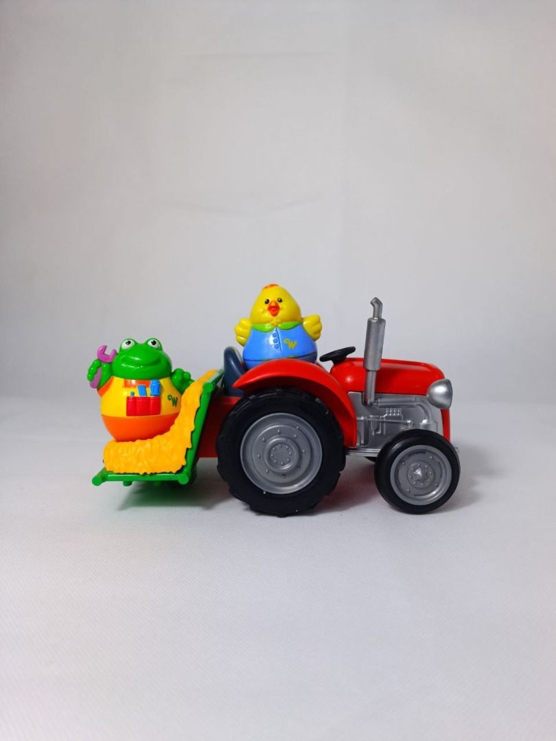 Playskool - Weebledown Farm Weebles Wobbily Tractor and Bikes, Hobbies ...