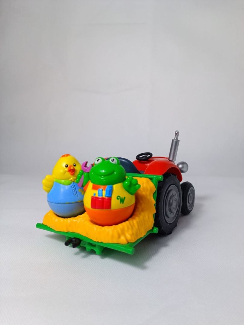 Playskool - Weebledown Farm Weebles Wobbily Tractor and Bikes, Hobbies ...