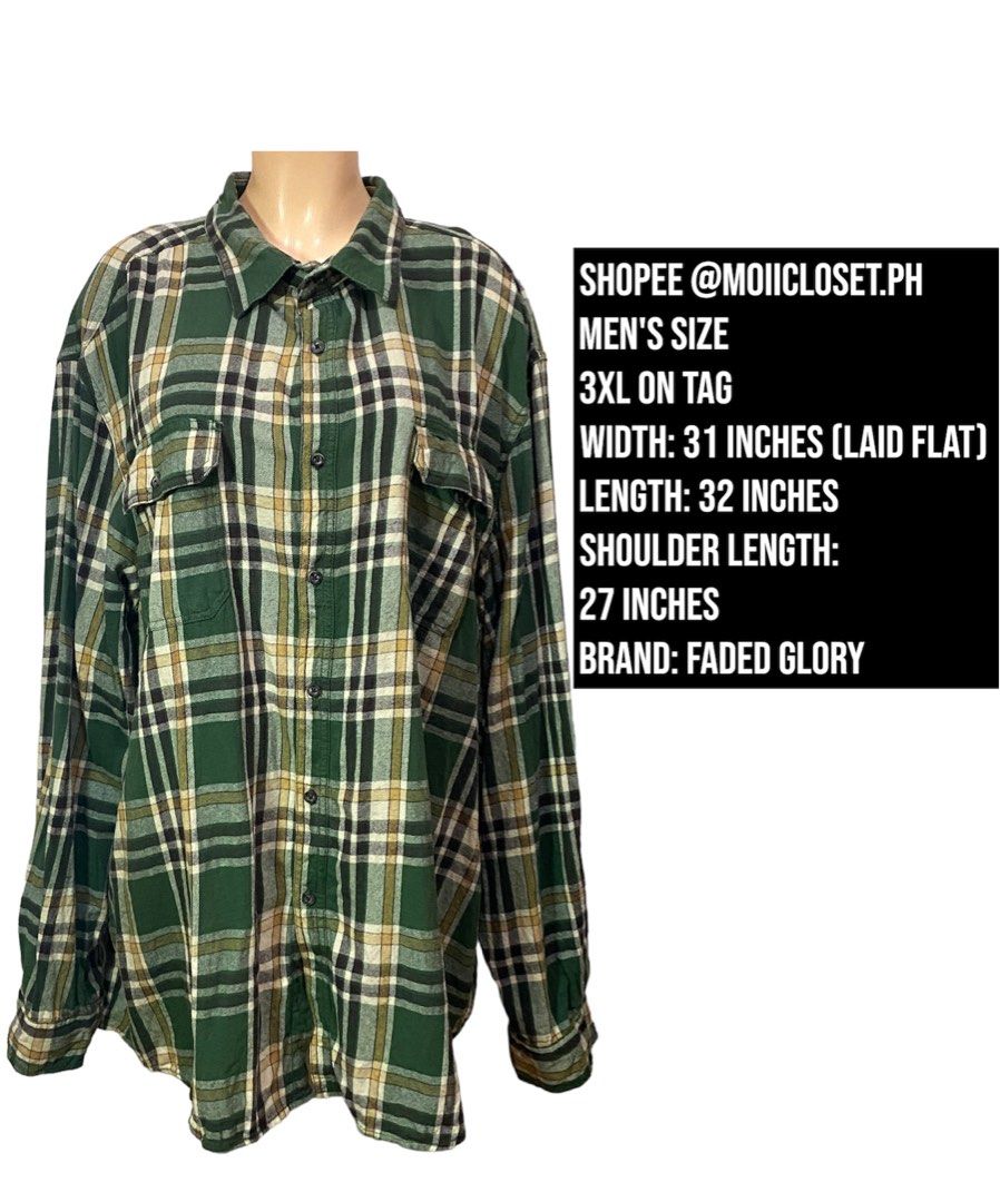 PLUS SIZE FOR MEN LEGIT BRAND, Men's Fashion, Tops & Sets, Formal ...