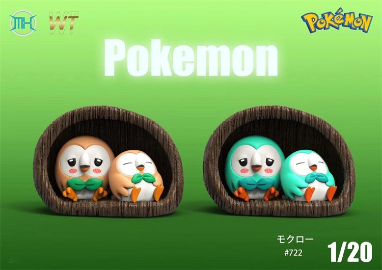 [PO] MX Studios - Pokemon World Zukan Forest Series 001 Rowlet 1/20 ...