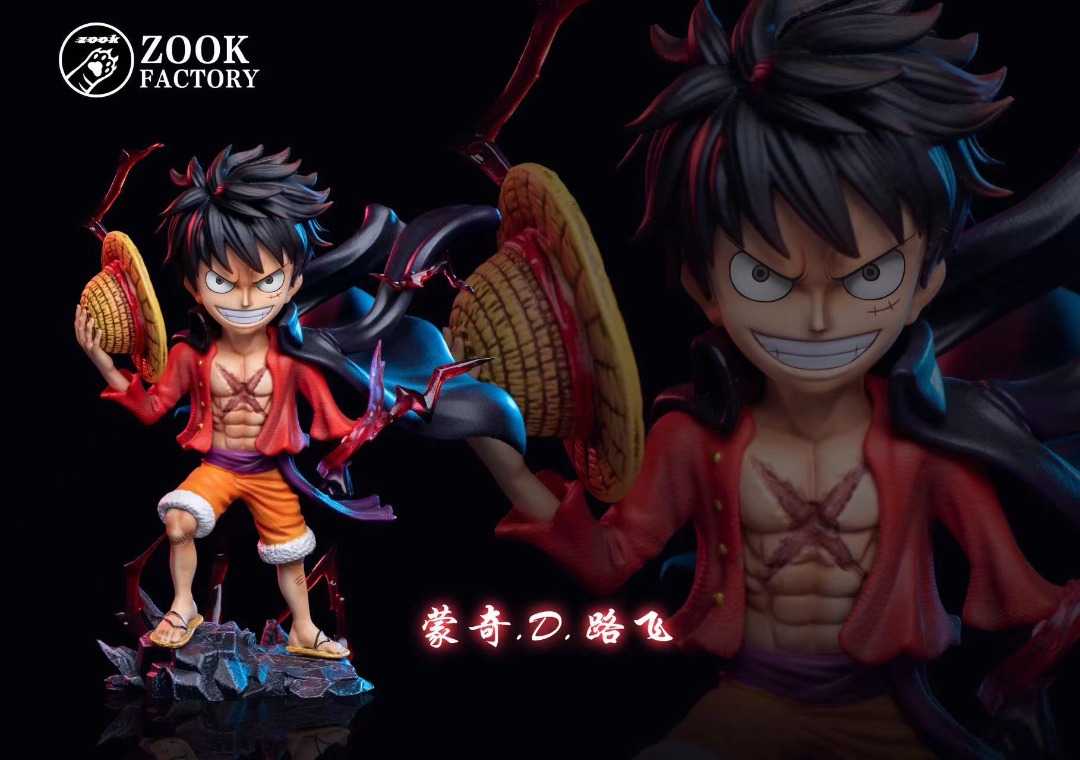 [PO] Zook Factory - Captains Series Luffy Figure Statue, Hobbies & Toys ...
