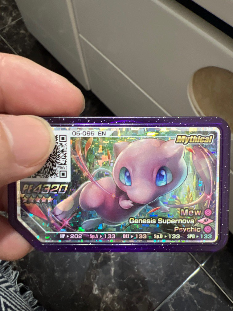 Pokemon gaole legend 1 5* Mew, Hobbies & Toys, Toys & Games on Carousell