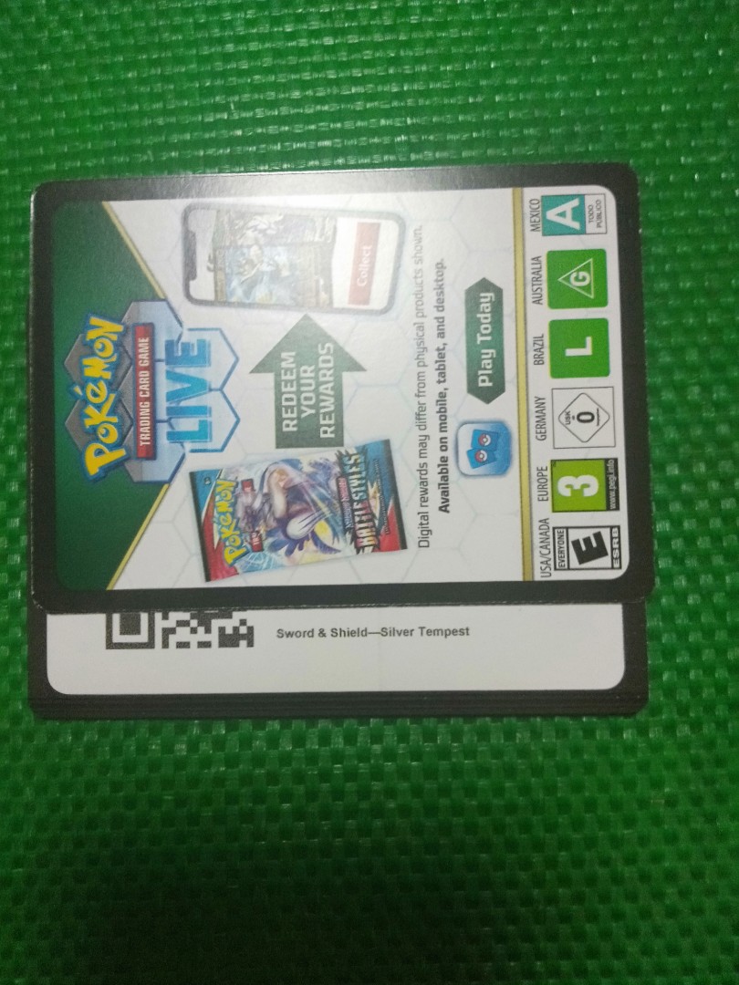 Pokemon TCG Silver Tempest Code Cards, Hobbies & Toys, Toys & Games on ...