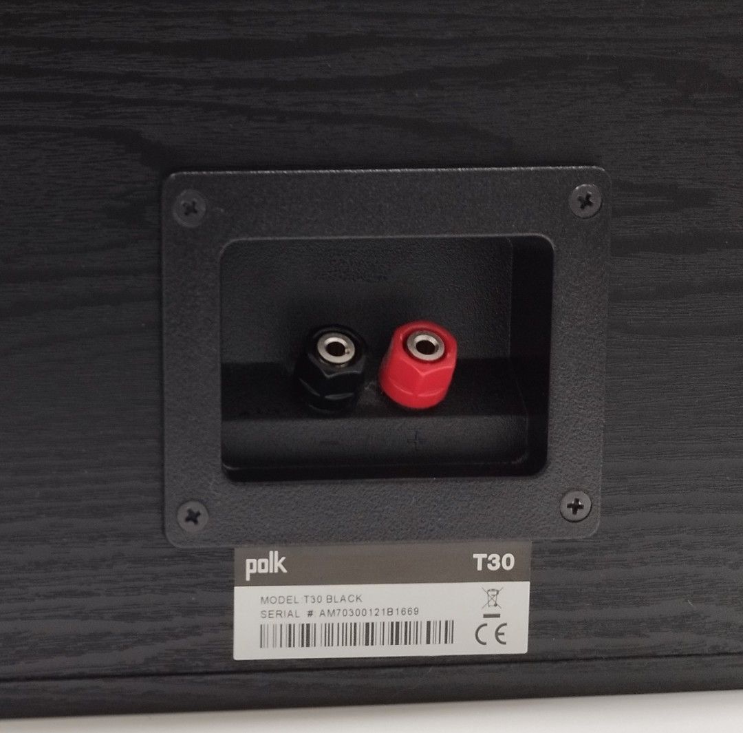 Polk Audio T30 center speaker, Audio, Soundbars, Speakers & Amplifiers ...