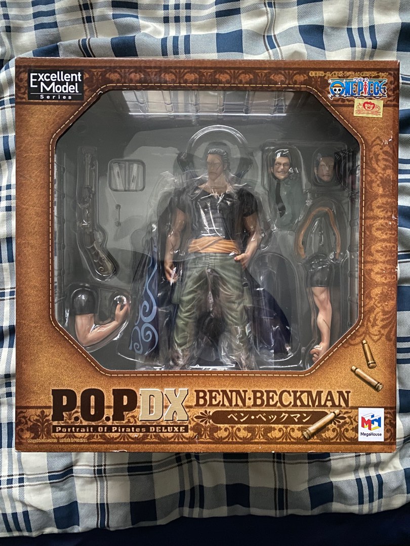 POP DX One Piece OP Benn Beckman Kuji Figure Figurine Statue, Hobbies ...