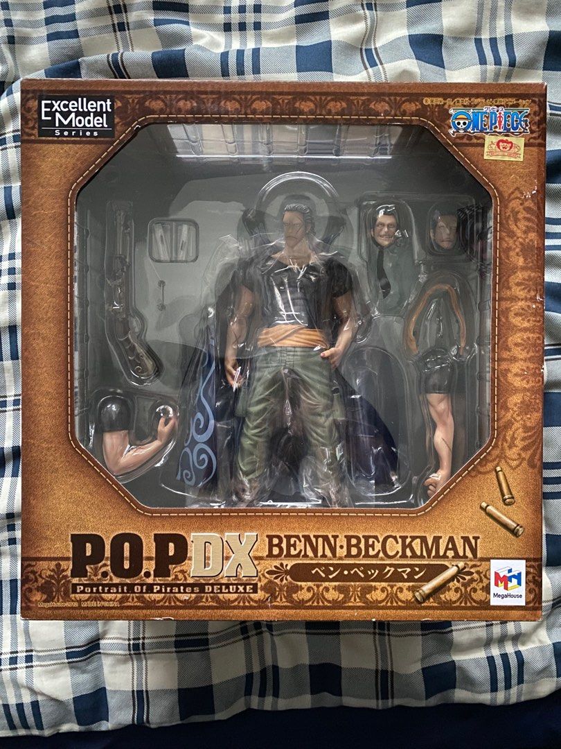 POP DX One Piece OP Benn Beckman Kuji Figure Figurine Statue, Hobbies ...