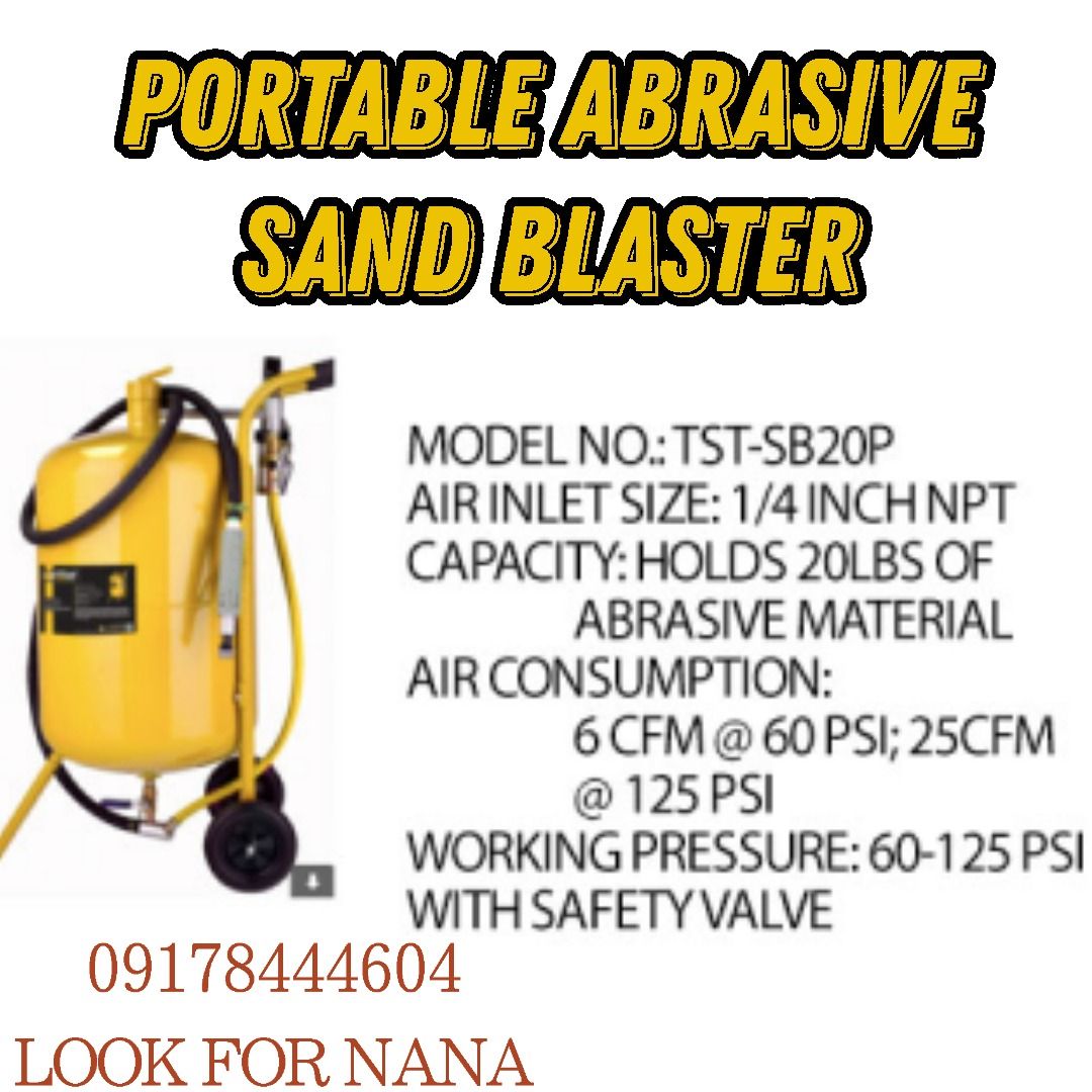 PORTABLE ABRASIVE SAND BLASTER, Commercial & Industrial, Industrial ...