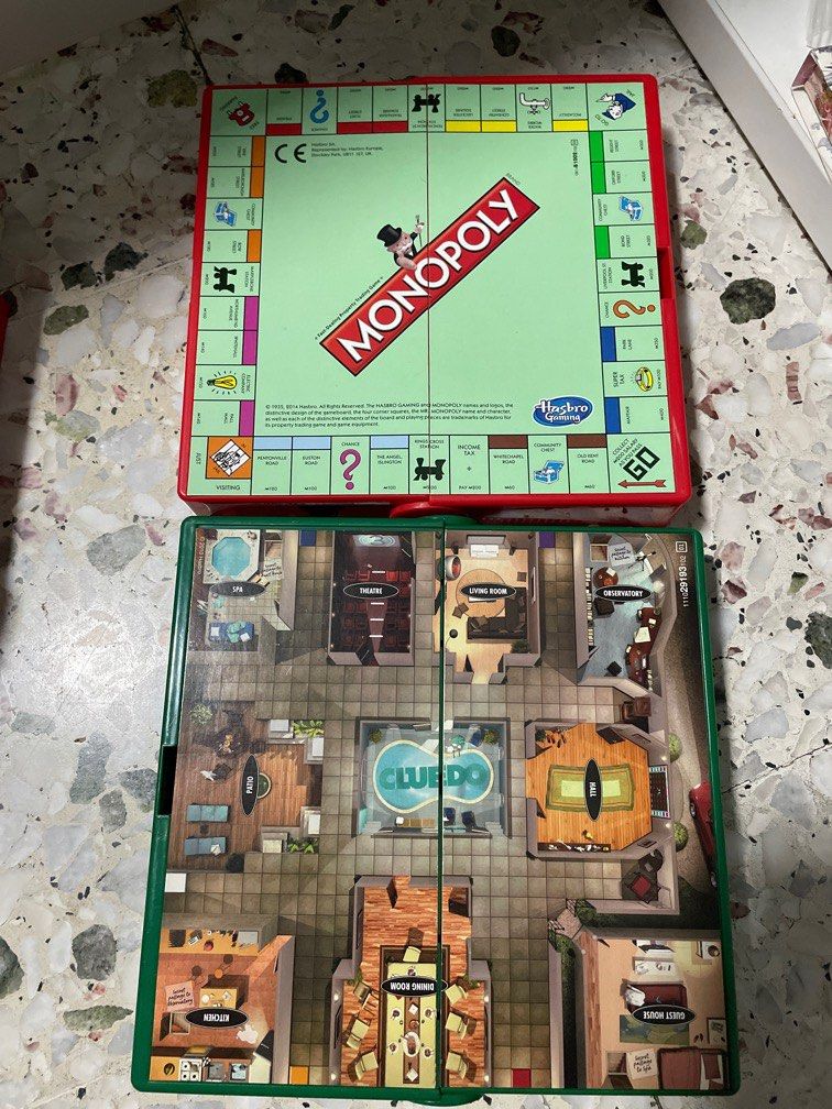 Portable Monopoly and Cluedo, Hobbies & Toys, Toys & Games on Carousell