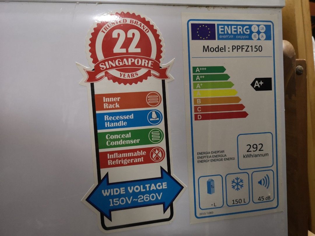 PowerPac Chiller and Freezer PPFZ150, TV & Home Appliances, Kitchen ...