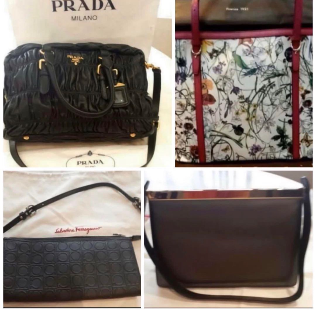 Prada, Gucci, Ferragamo, Luxury, Bags & Wallets on Carousell