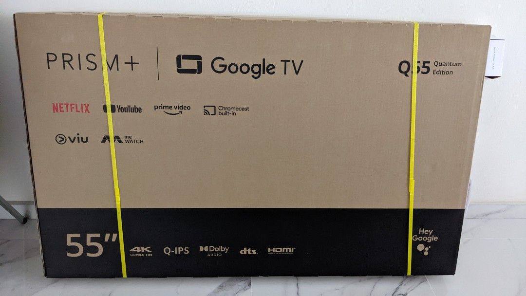 Prism+ Q55 Quantum Edition TV, TV & Home Appliances, TV & Entertainment ...