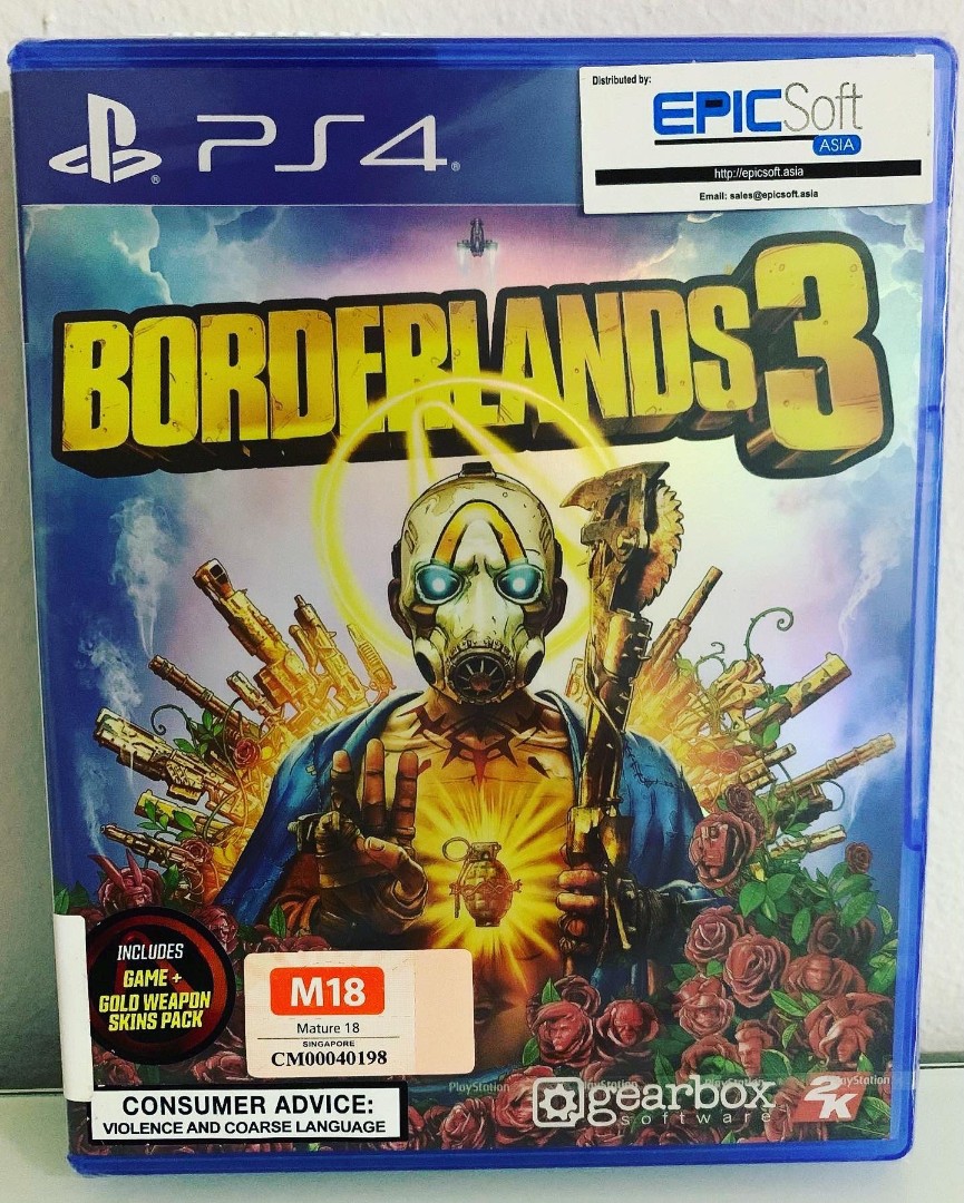 PS4 Games Borderland 3 (BNIB), Video Gaming, Video Games, PlayStation ...