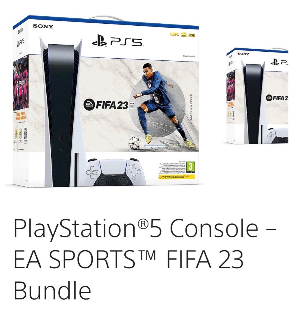 PS5 Fifa 23 Bundle, Video Gaming, Video Game Consoles, PlayStation on ...