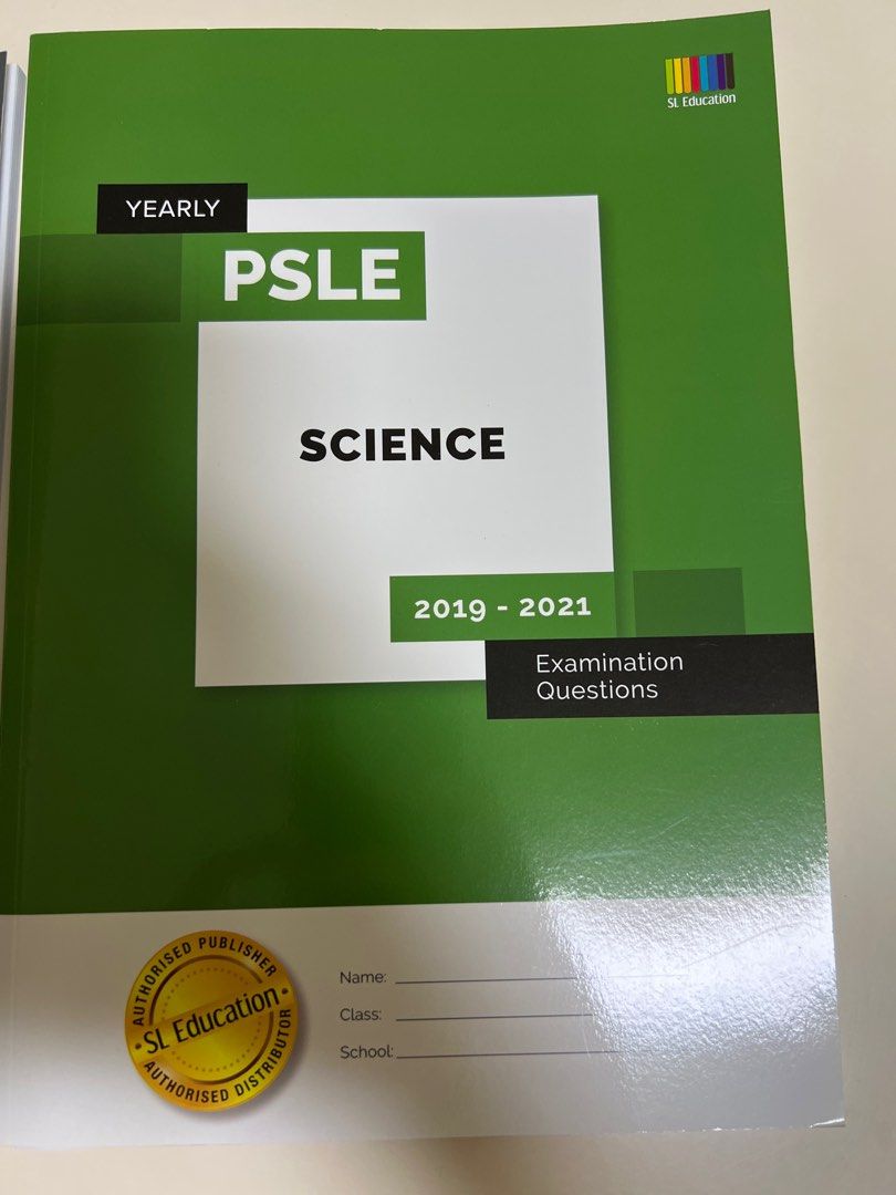 PSLE topical and yearly science books, Hobbies & Toys, Books ...
