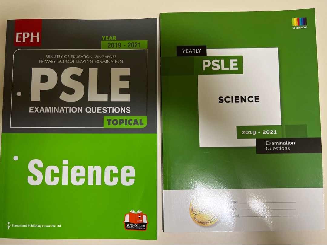 PSLE topical and yearly science books, Hobbies & Toys, Books ...