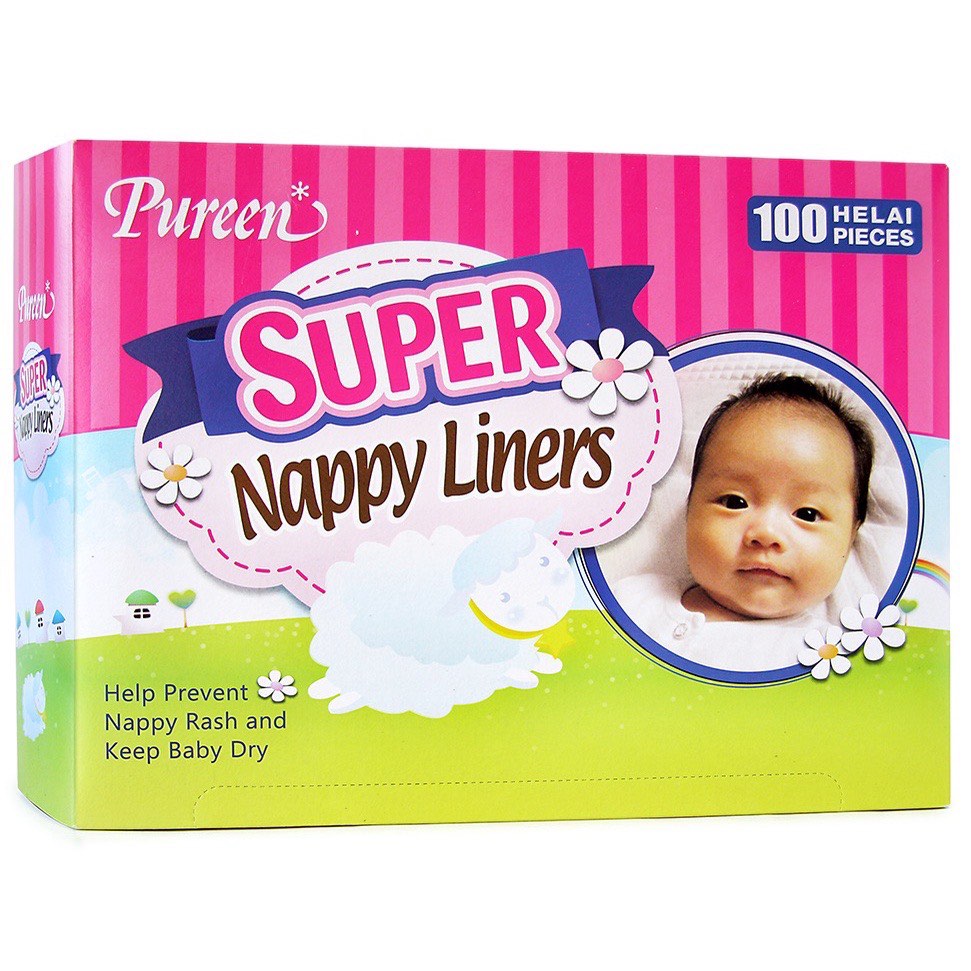Pureen Nappy Liner, Babies & Kids, Bathing & Changing, Baby Toiletries ...