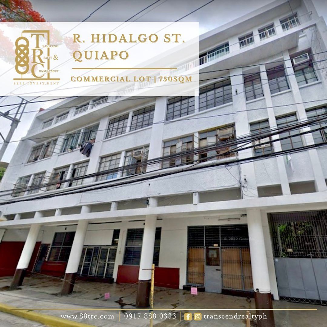 R. Hidalgo Quiapo Commercial Lot for Sale, Property, For Sale, Commercial on Carousell