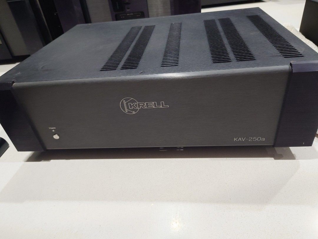 RARELY available .. Krell KAV-250a 2 channel power amplifier, Audio ...
