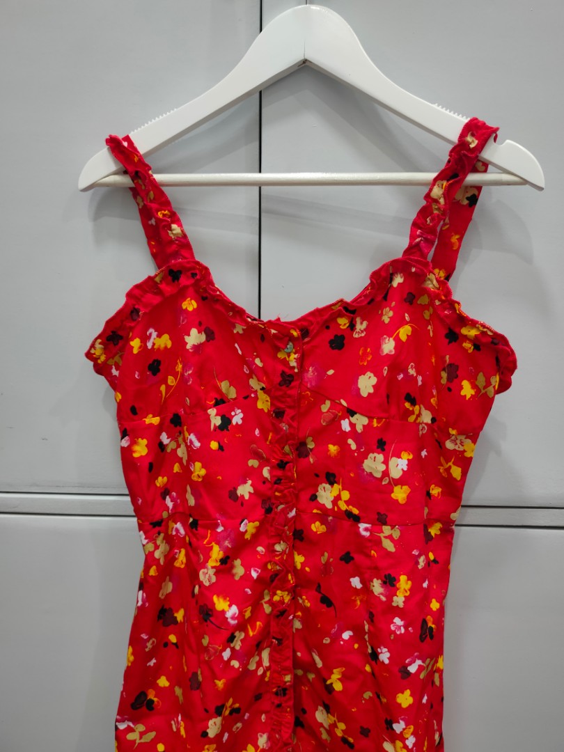 Red Dress Realisation Par Inspired Juliet Dress, Women's Fashion ...