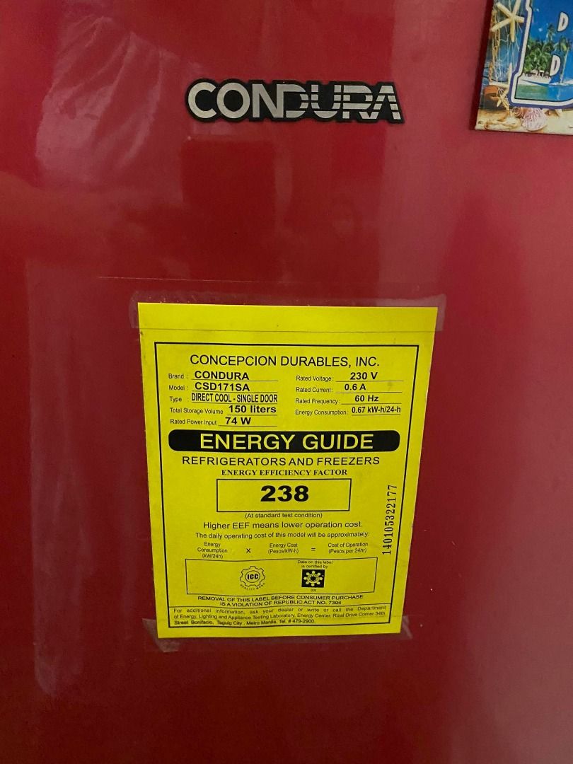 Ref & microwave for sale as one, TV & Home Appliances, Kitchen ...