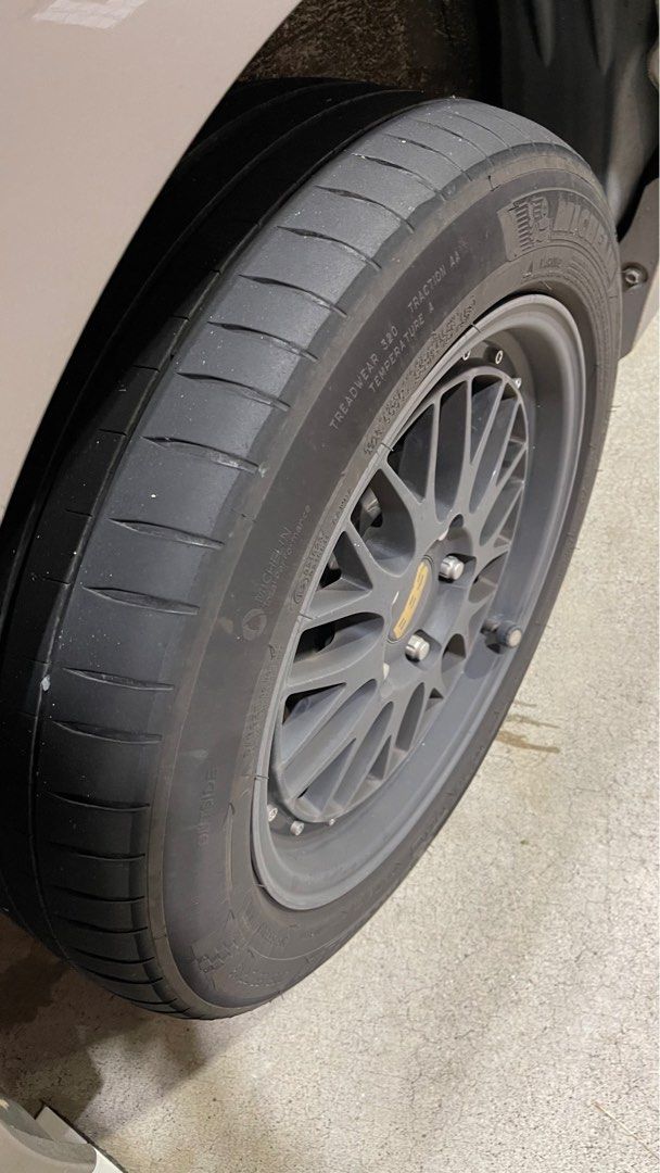 Rep BBS rims 16 inch with Michelin PS4 tyres, Car Accessories, Tyres ...