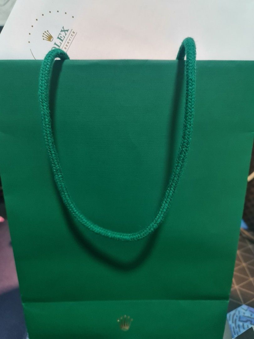 Rolex Paper Bag, Luxury, Watches on Carousell