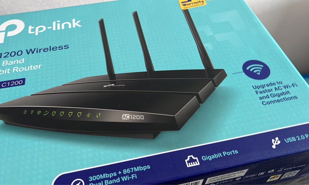 Router TP link 1200, 電腦＆科技, 電腦周邊及配件, Wifi及上網相關產品 - Carousell
