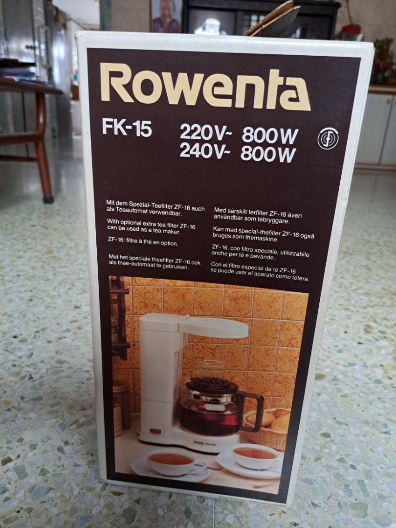 Rowenta Filtermatic Vintage coffee maker, TV & Home Appliances, Kitchen ...