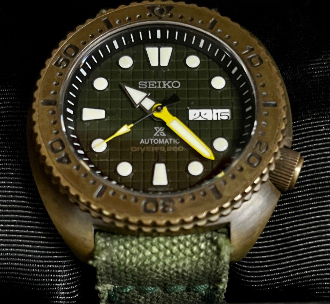 Rugged vintage Seiko Bronze Turtle , Men's Fashion, Watches ...