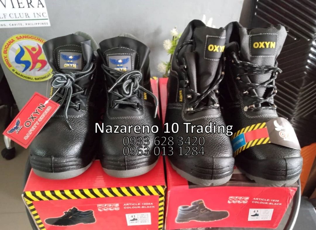 Safety Shoes OXYN Safety Shoes with Steel Toe, Commercial & Industrial ...